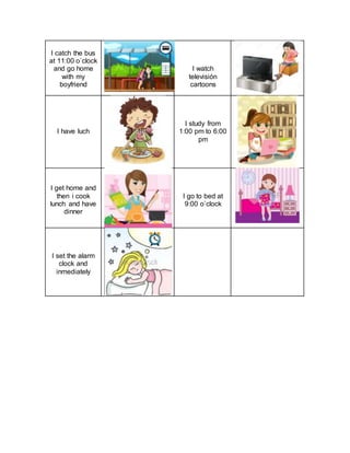 My daily routine | DOCX