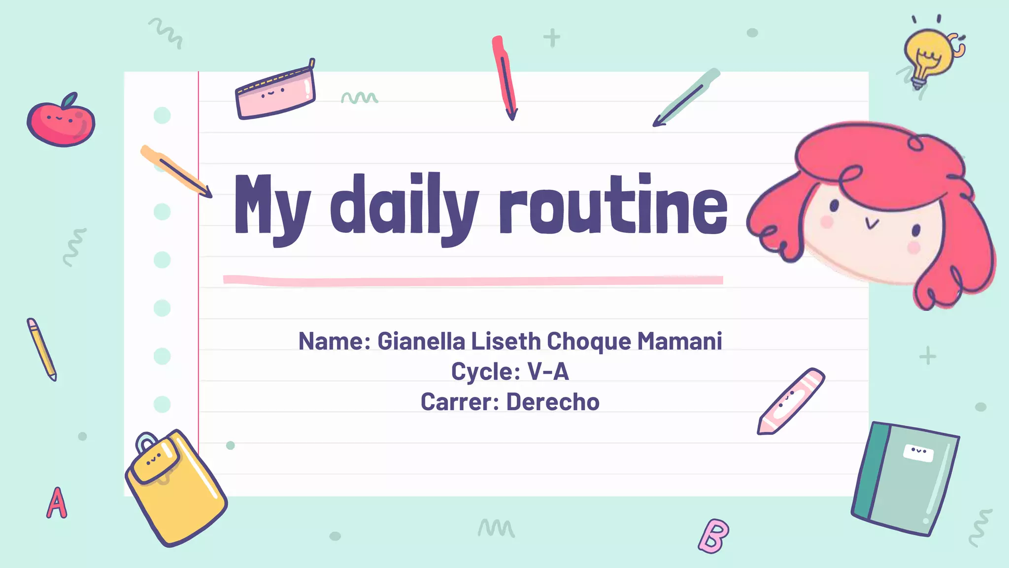 My daily rutine | PPTX