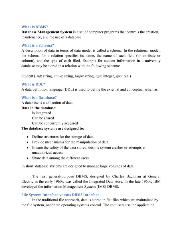 Database Concepts | PDF