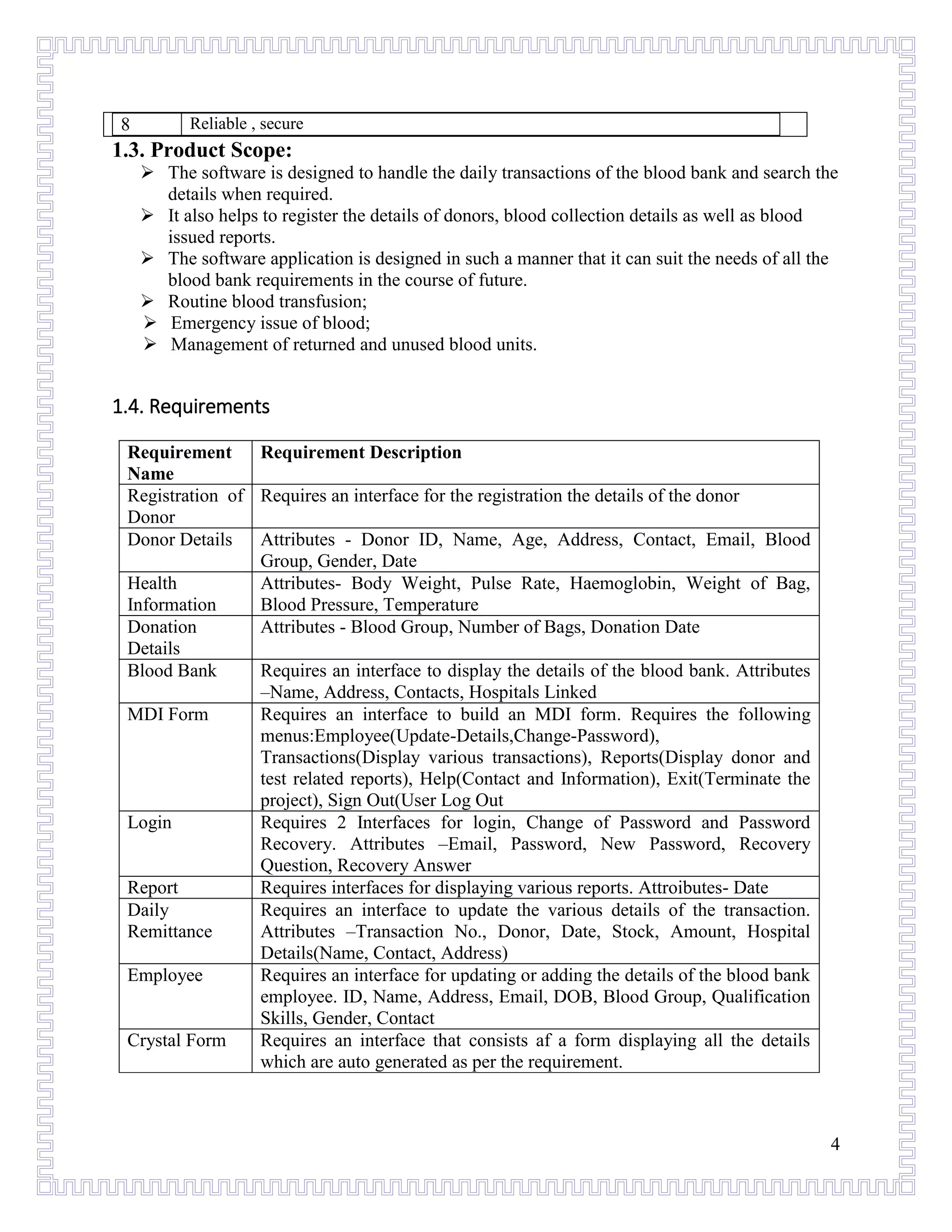 online Blood Bank management system | PDF | Databases | Computer ...