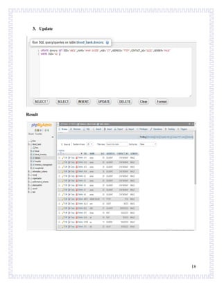 online Blood Bank management system | PDF
