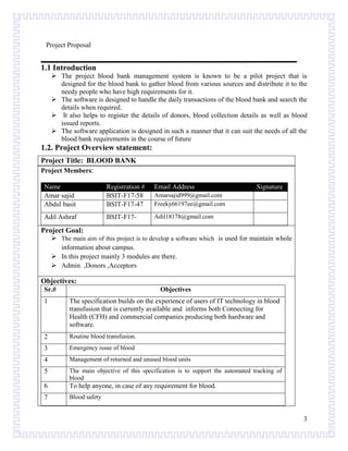 online Blood Bank management system | PDF
