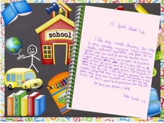 My day at school | PPTX