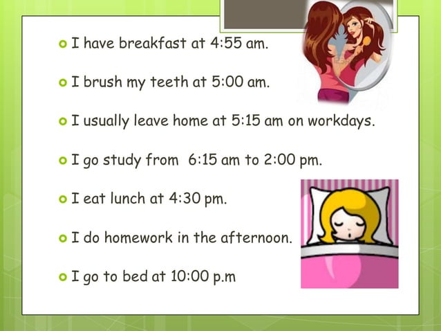 My dayli rutine Leidy | PPT