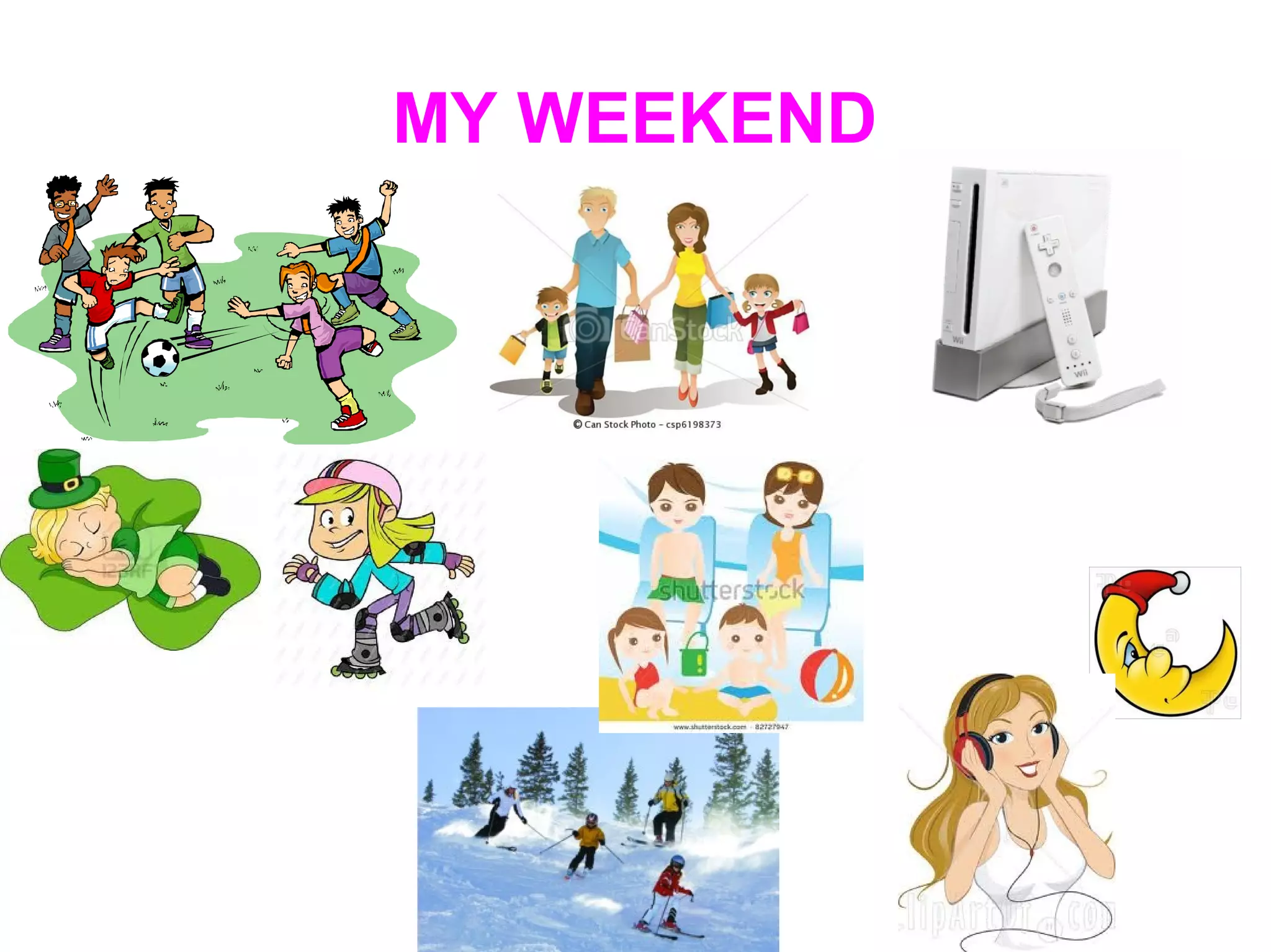 My day my week oral presentation | PPT