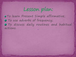 My daily routine | PPT