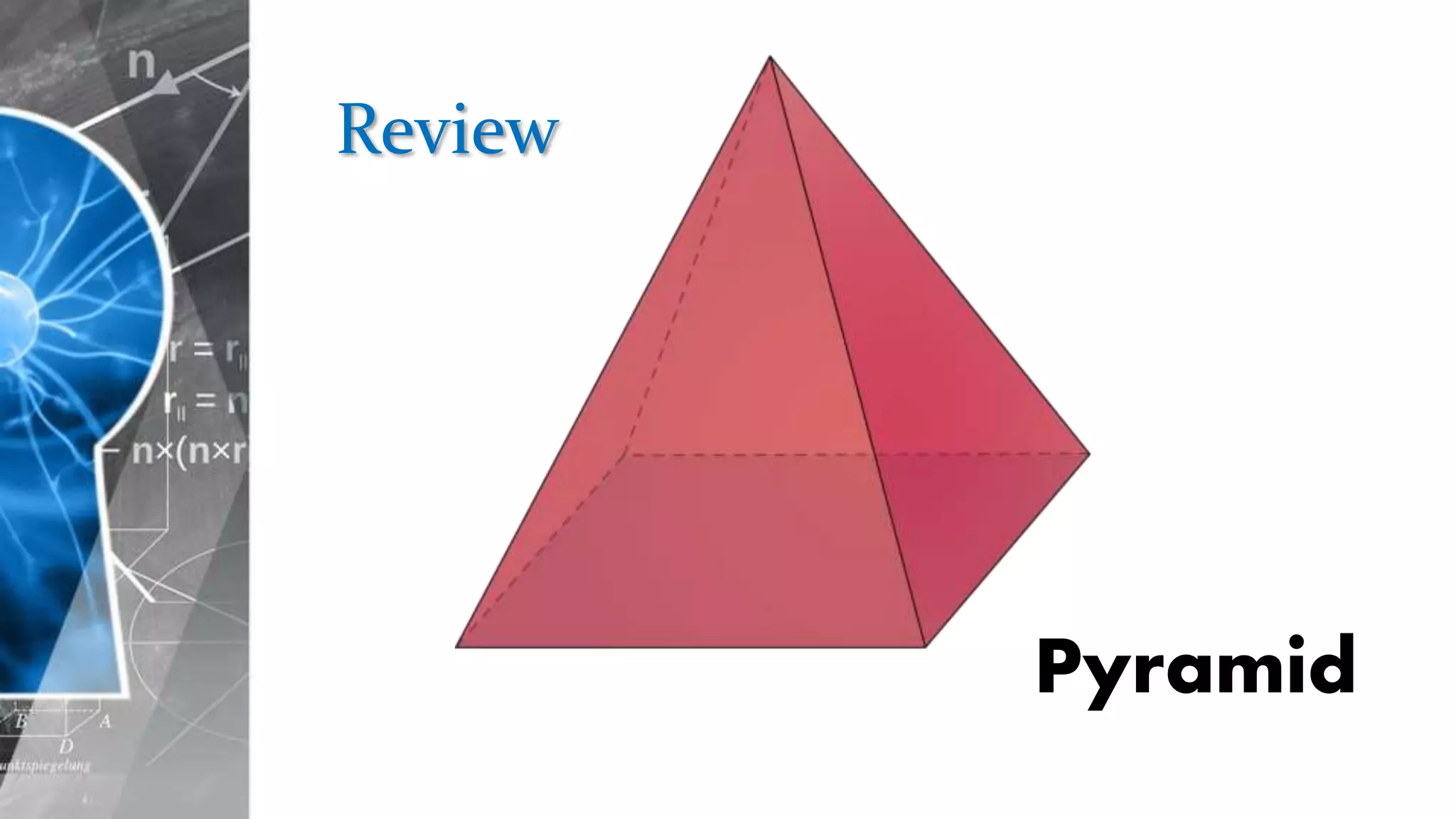 Determines the relationship between a rectangular prism and a pyramid ...