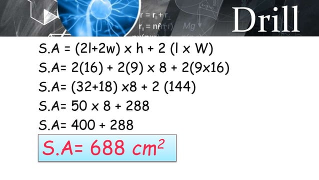 Determines the relationship between a rectangular prism and a pyramid | PPTX | Physics | Science