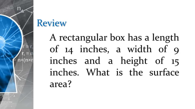 Determines the relationship between a rectangular prism and a pyramid ...
