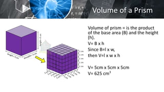 Determines the relationship between a rectangular prism and a pyramid | PPTX