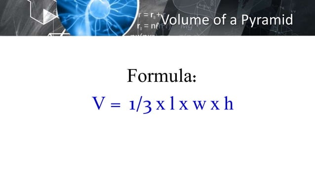Determines the relationship between a rectangular prism and a pyramid ...