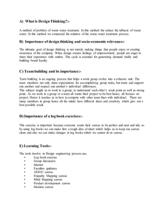 Design Engineering-1 Report | PDF