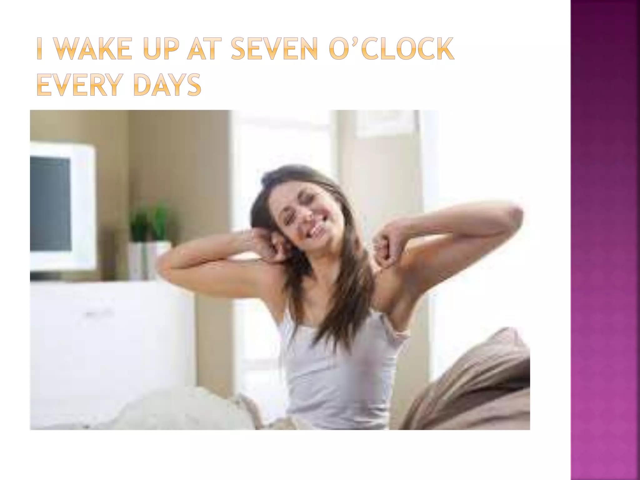 My dialy routine | PPT