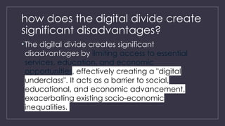 Bridging the Digital Divide: Addressing Inequality in Access and Skills ...
