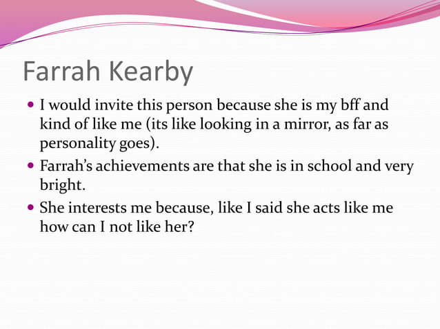 My dinner party | PPTX