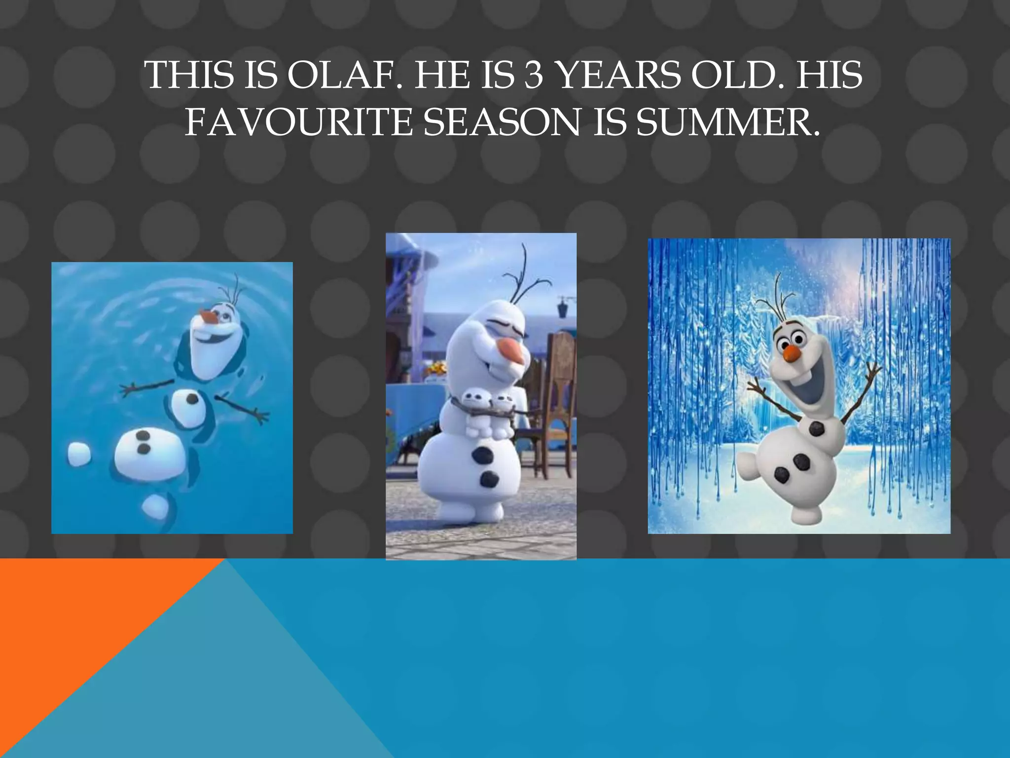 My disney friend Olaf | PPTX