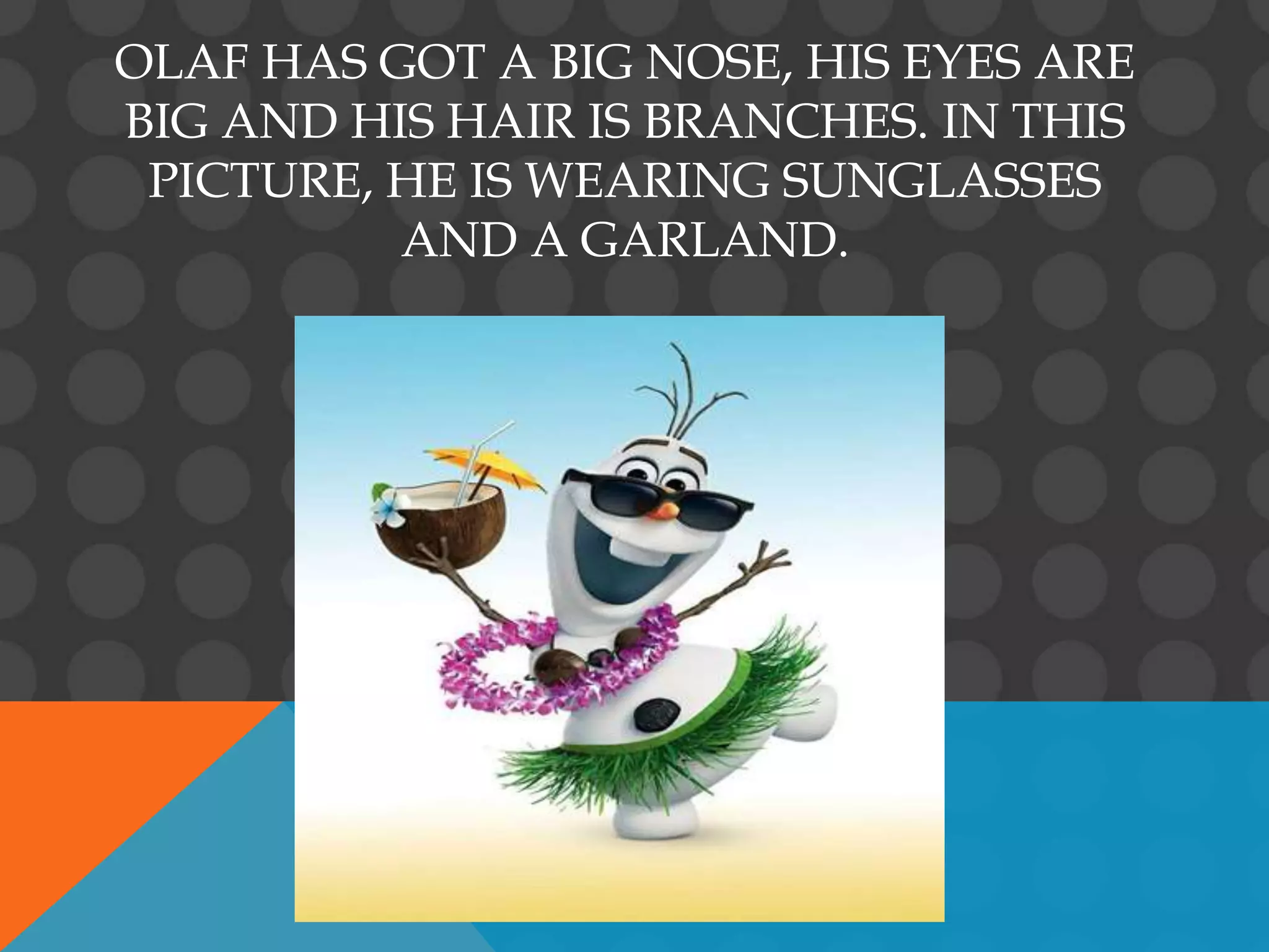 My disney friend Olaf | PPTX