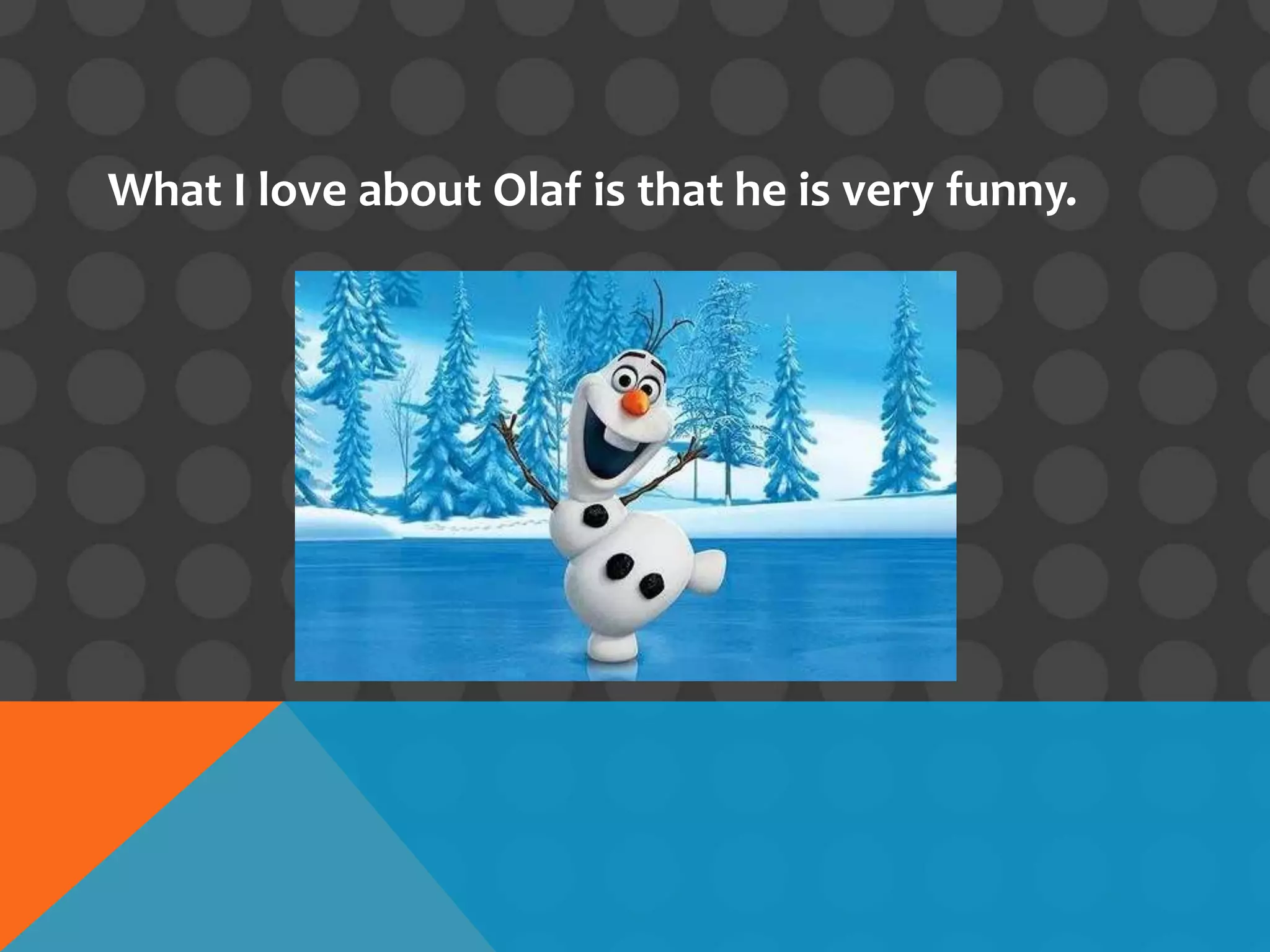 My disney friend Olaf | PPTX