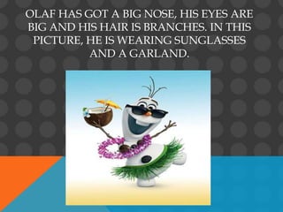 My disney friend Olaf | PPTX