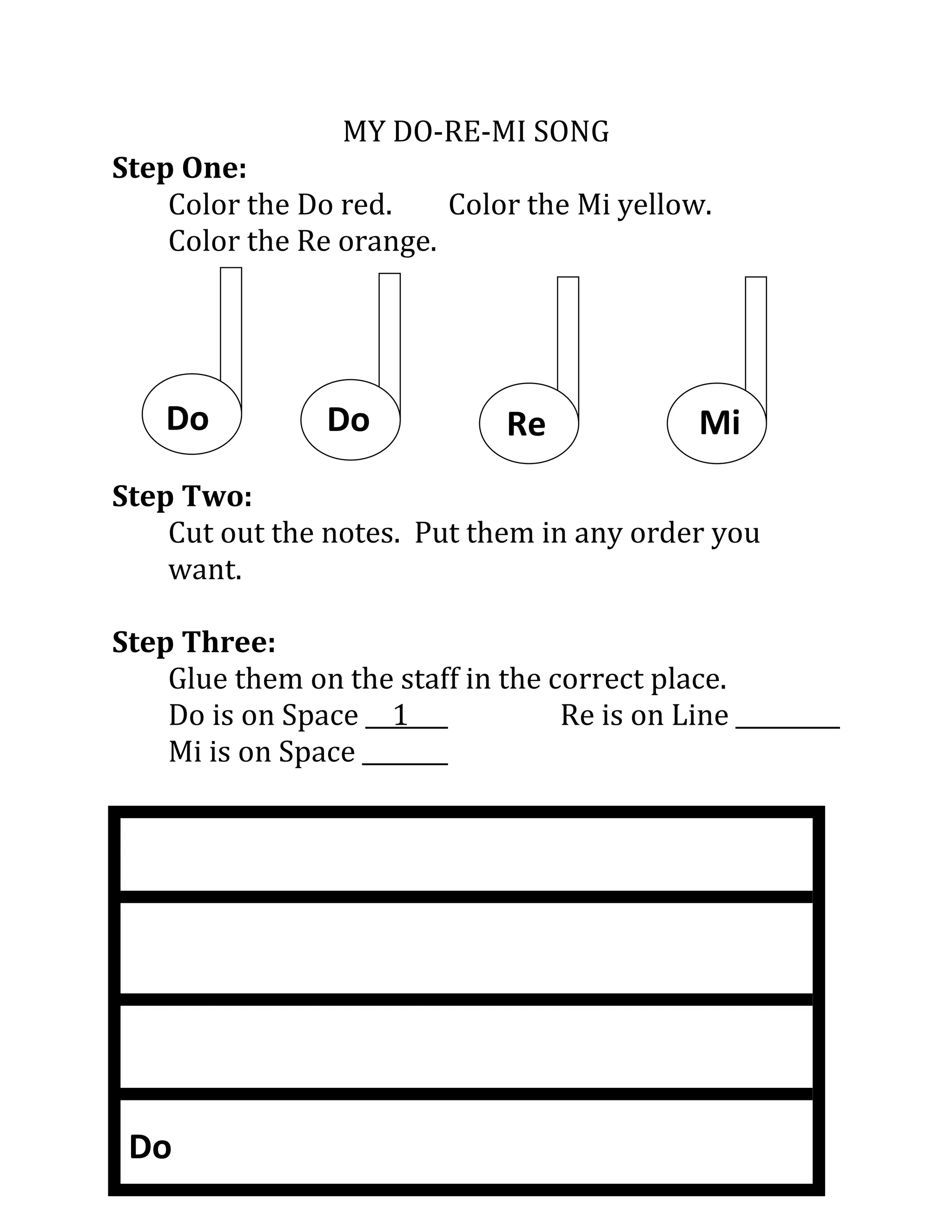 My do re mi song | PDF