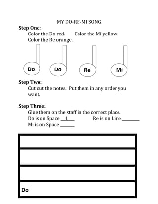 My do re mi song | PDF