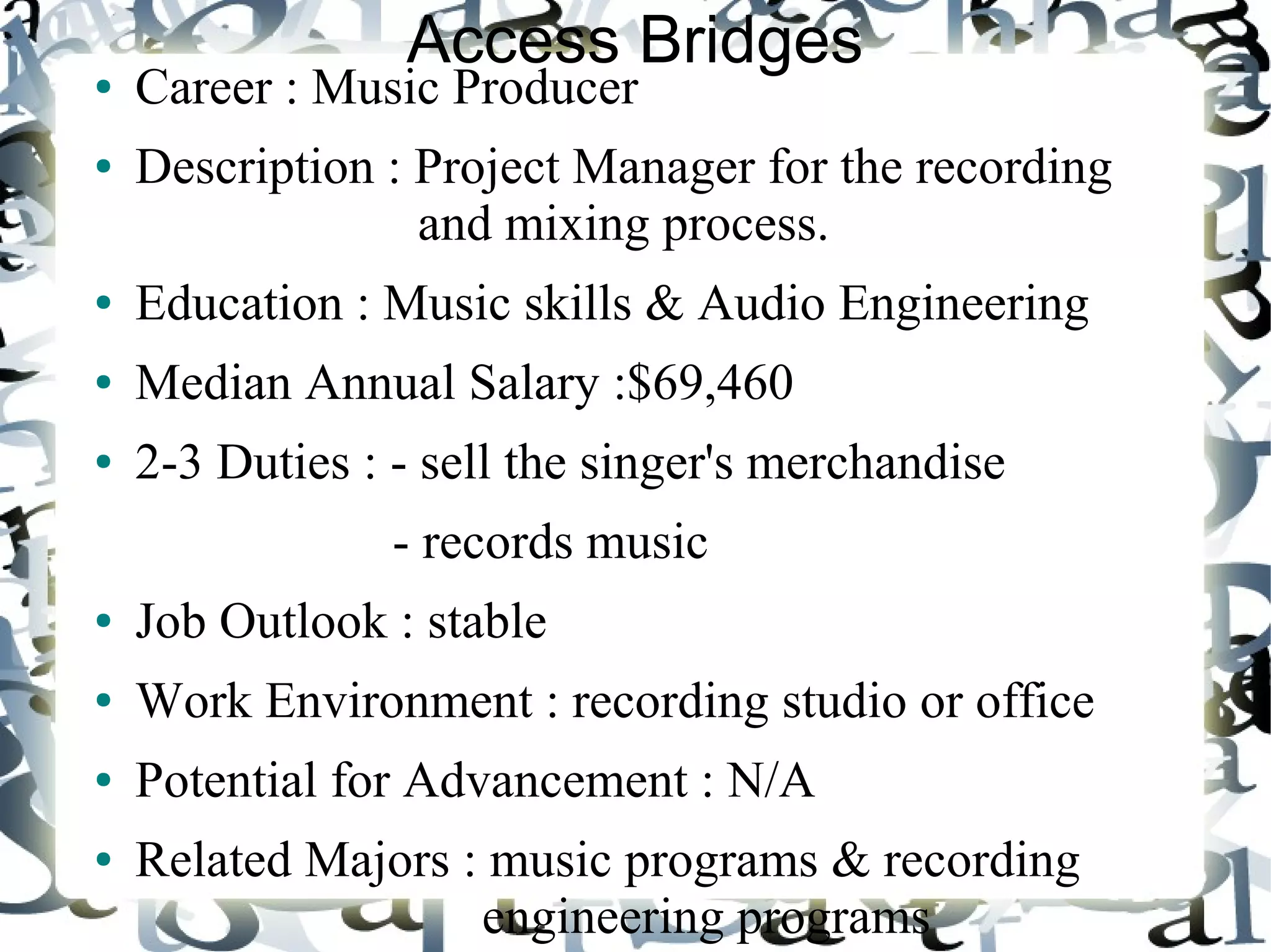 My dream career | ODP
