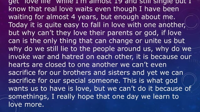 My dream community | PPTX | Religion & Spirituality