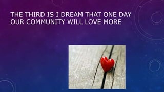 My dream community | PPTX