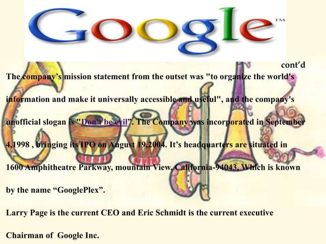 My dream company-Google | PPTX