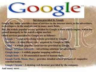 My dream company-Google | PPTX