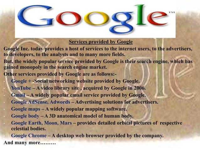 My dream company-Google | PPTX