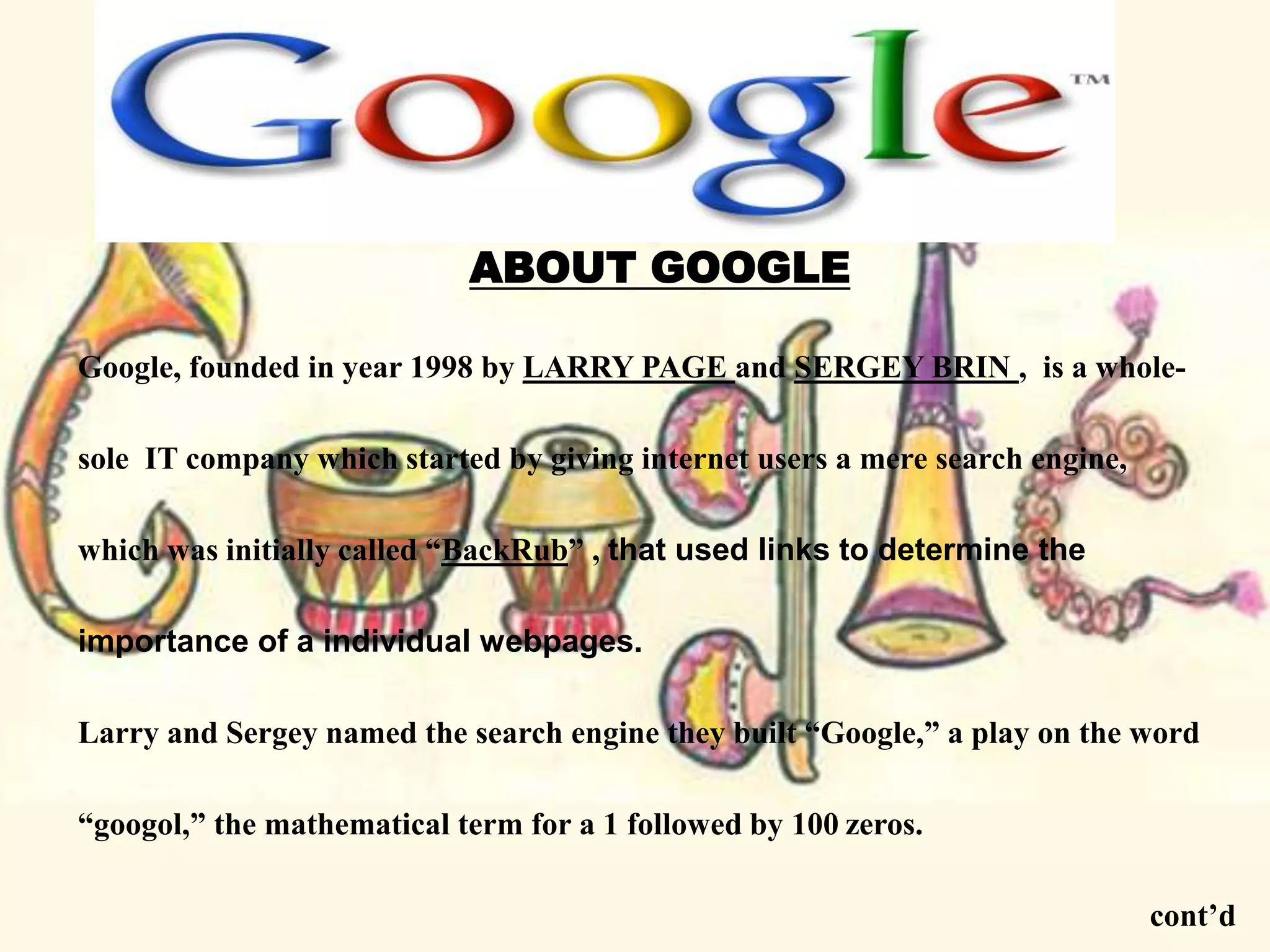 My dream company-Google | PPTX