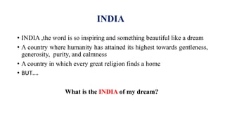 My dream country | PPTX