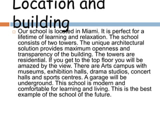 My dream school | PPTX