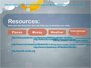 My dream vacations | PPT