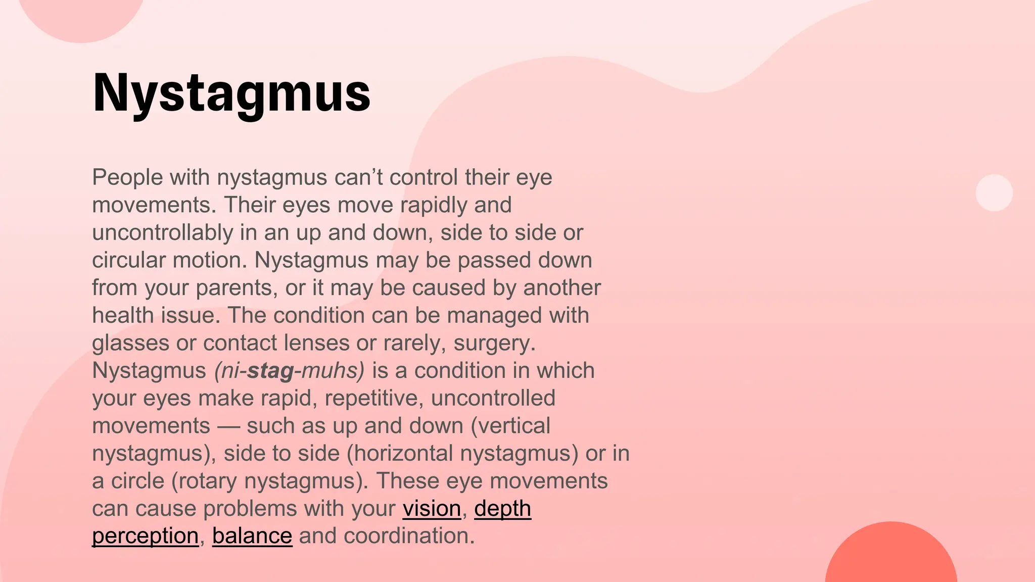 mydriasis, nystagmus, papilledema.pptx