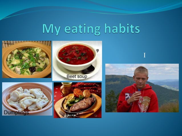 My eating habits | PPTX