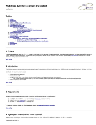 Myeclipse+Eclipse+J Boss开发Ejb | PDF
