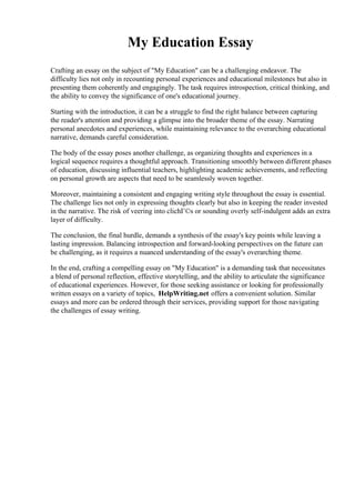 My Education Essay.pdf