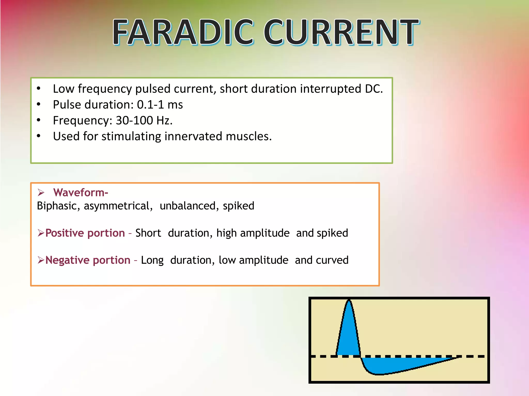 Types of currents in Electrotherapy.pptx