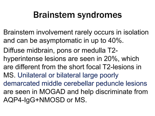 Myelin Oligodendrocyte Glycoprotein antibody associated disease (MOGAD ...