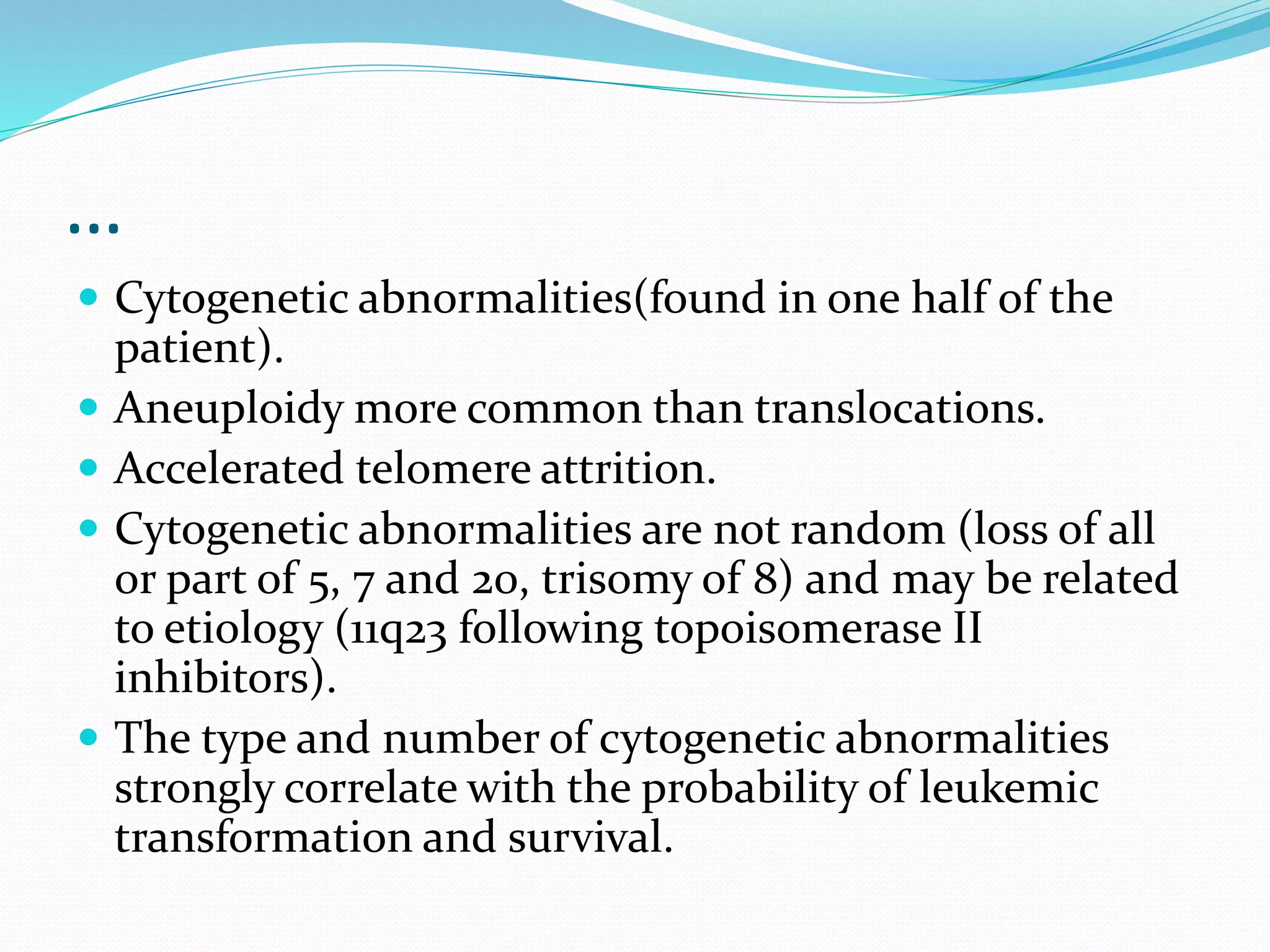 Myelodysplastic syndrome | PPTX