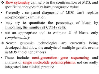 Myelodysplastic syndrome | PPTX