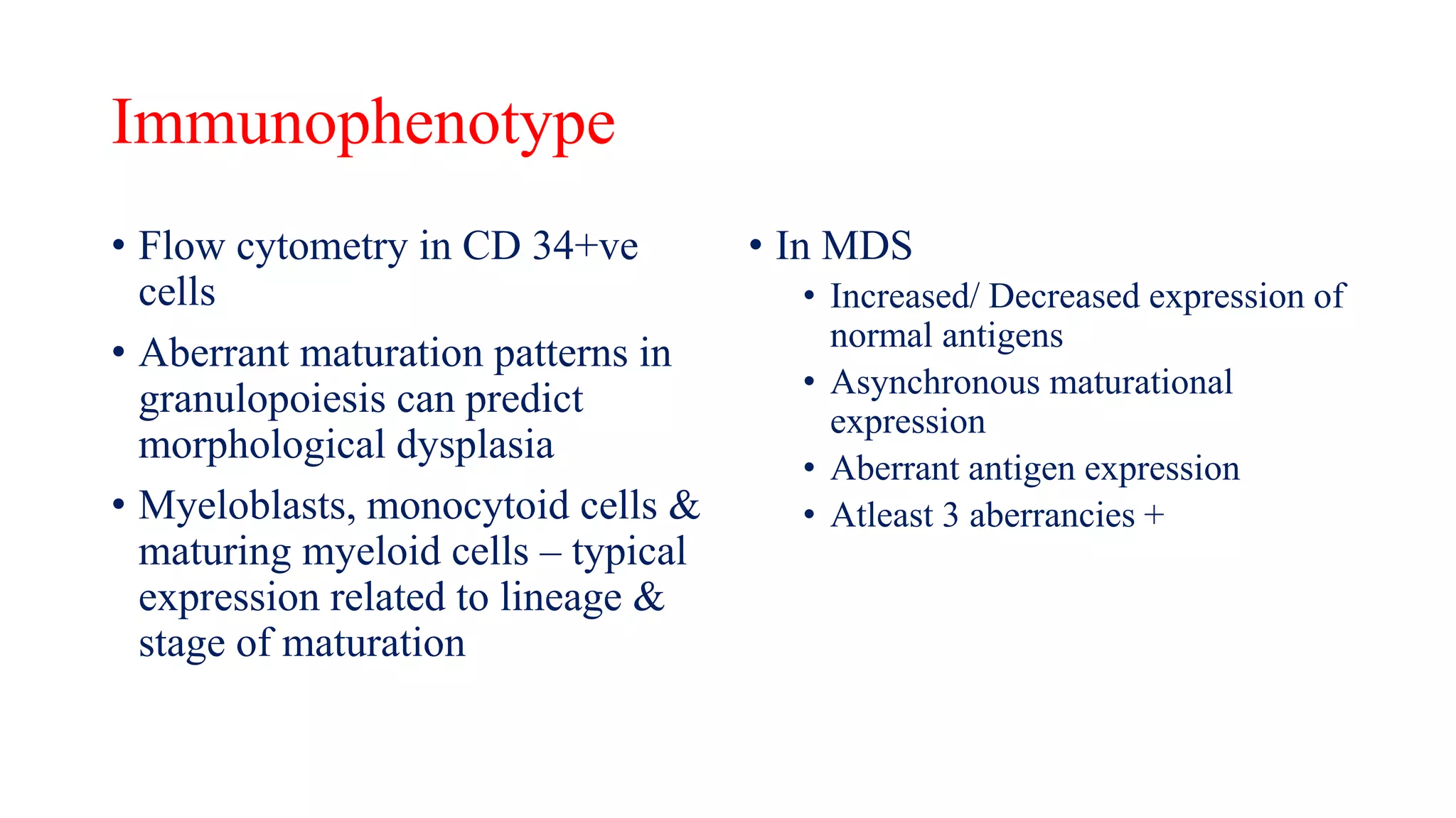 Myelodysplastic Syndrome.pptx