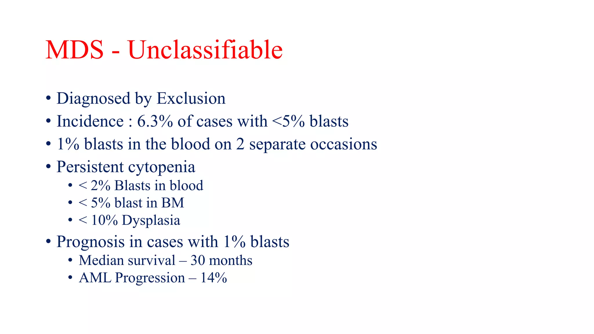 Myelodysplastic Syndrome.pptx