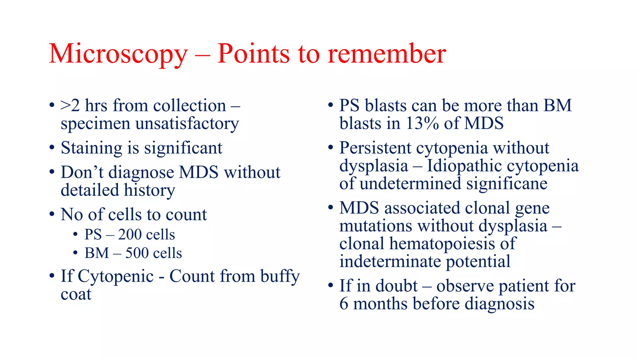 Myelodysplastic Syndrome.pptx