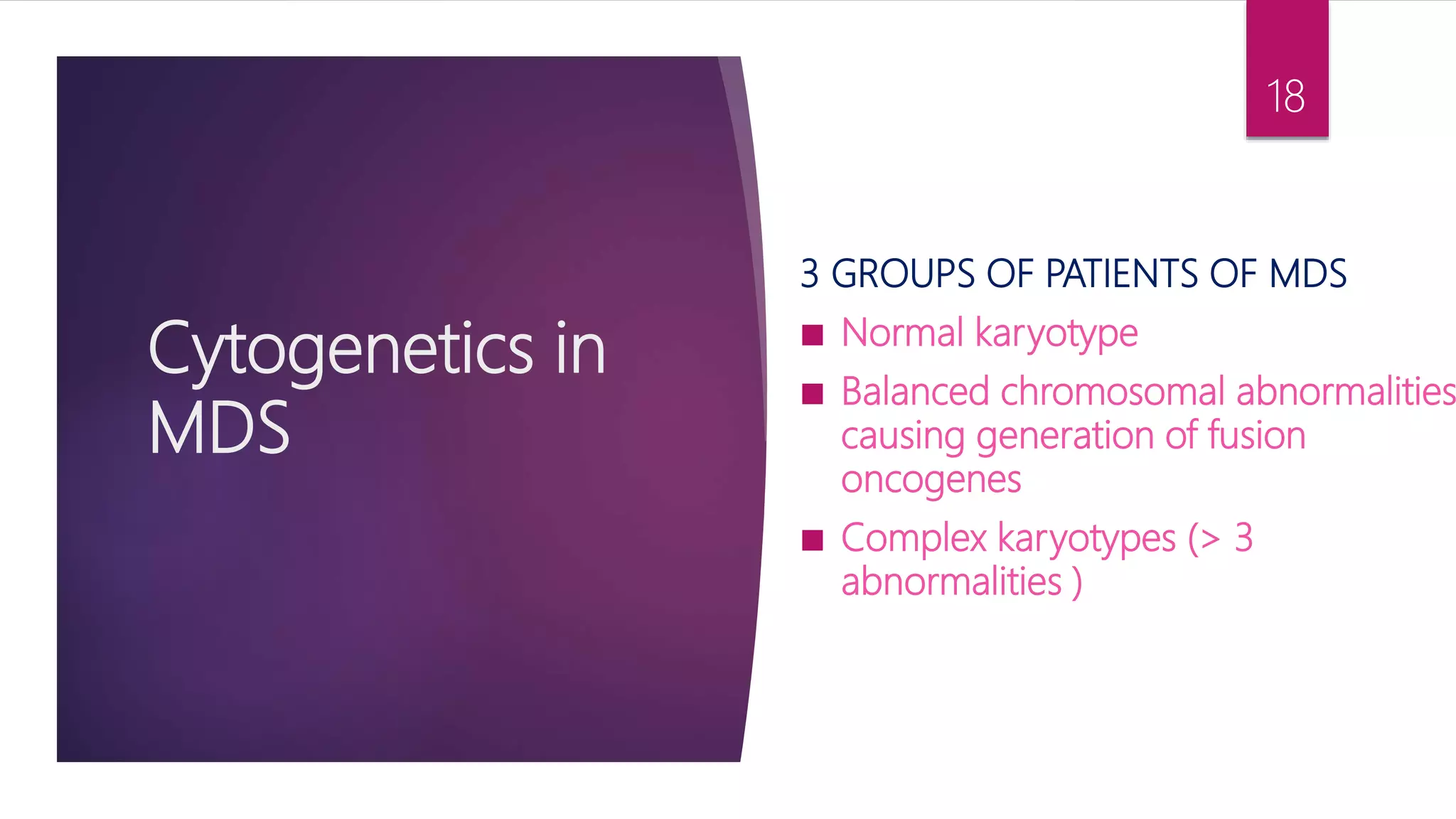 Myelodysplastic syndrome according to WHO 2016 | PPTX