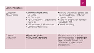 Myelodysplastic syndrome according to WHO 2016 | PPTX