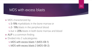 Myelodysplastic syndrome according to WHO 2016 | PPTX