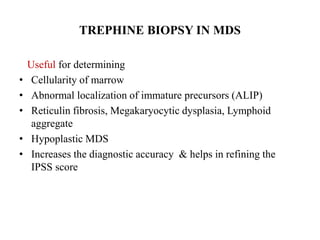Myelodysplasticsyndromes | PPTX